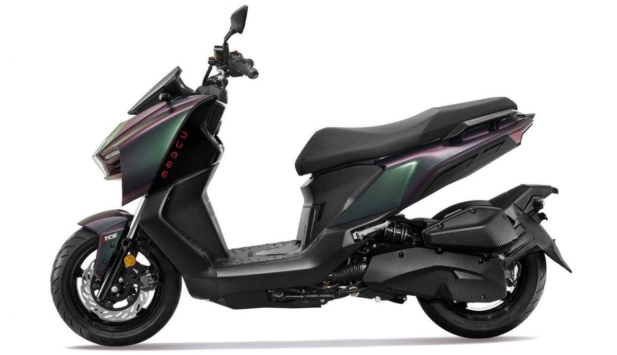 SYM MMBCU 2023, scooter crossover con estética reptiliana