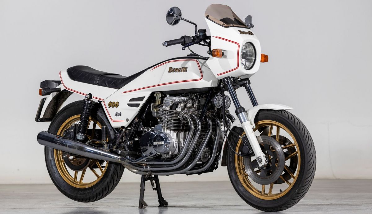 Benelli 900 Sei 1983, la última seis cilindros de la marc...