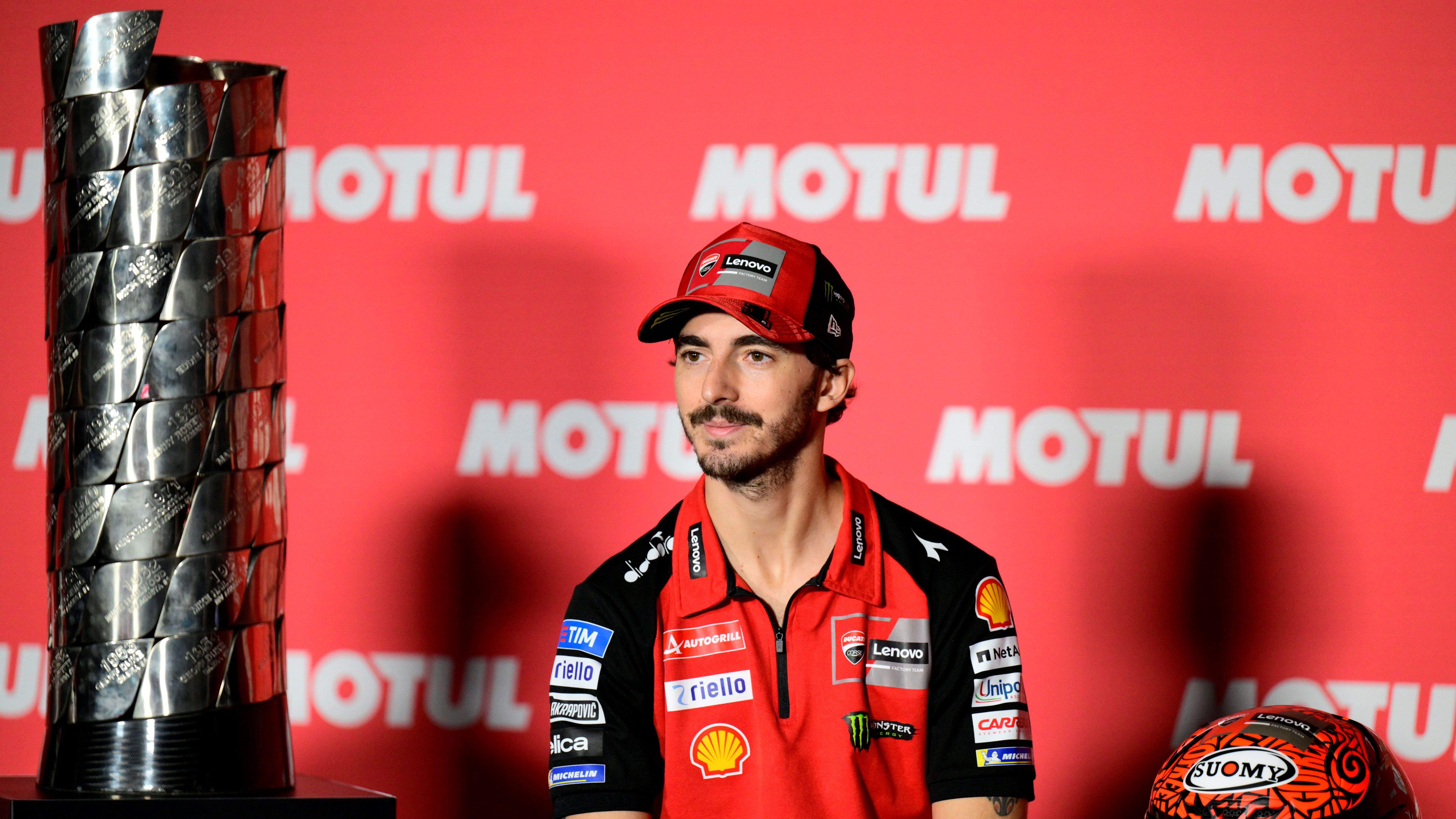 Pecco Bagnaia: “Si Jorge gana el título, me alegraré por él"