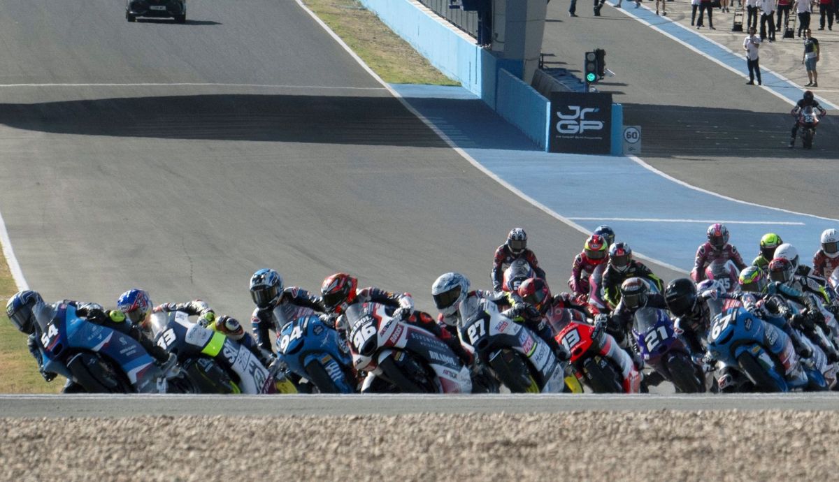 Listas de pilotos 2025 en JuniorGP, Moto2, Talent y Stock