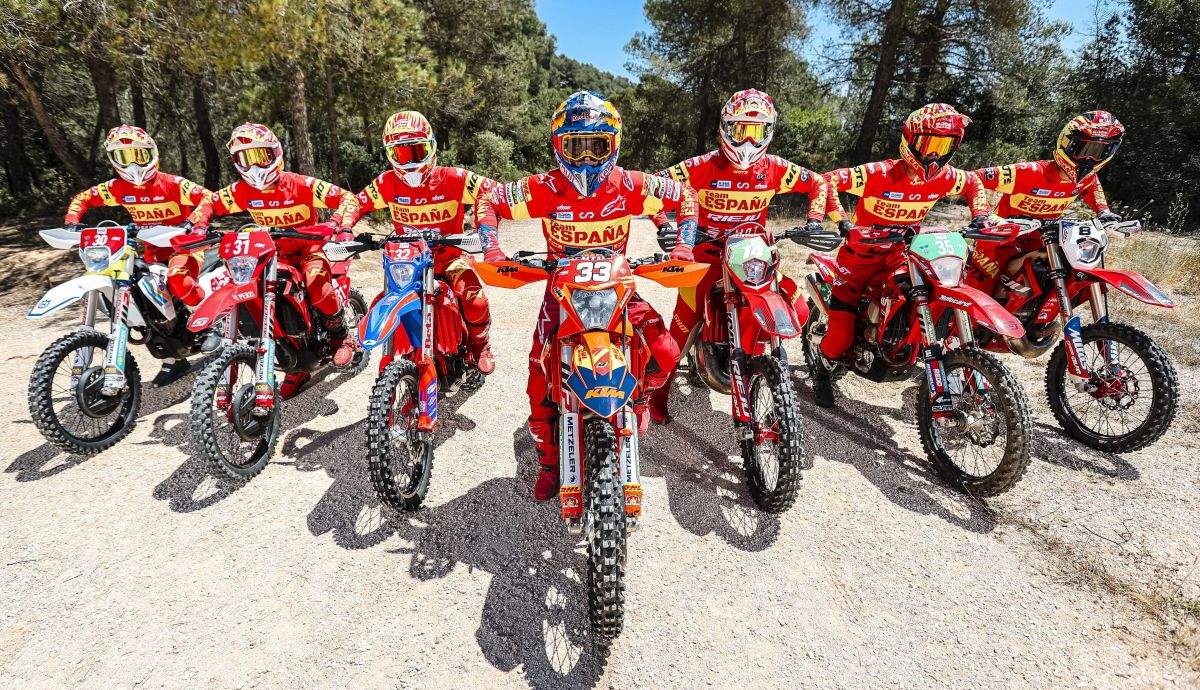 Equipos de España para los ISDE Italia 2025