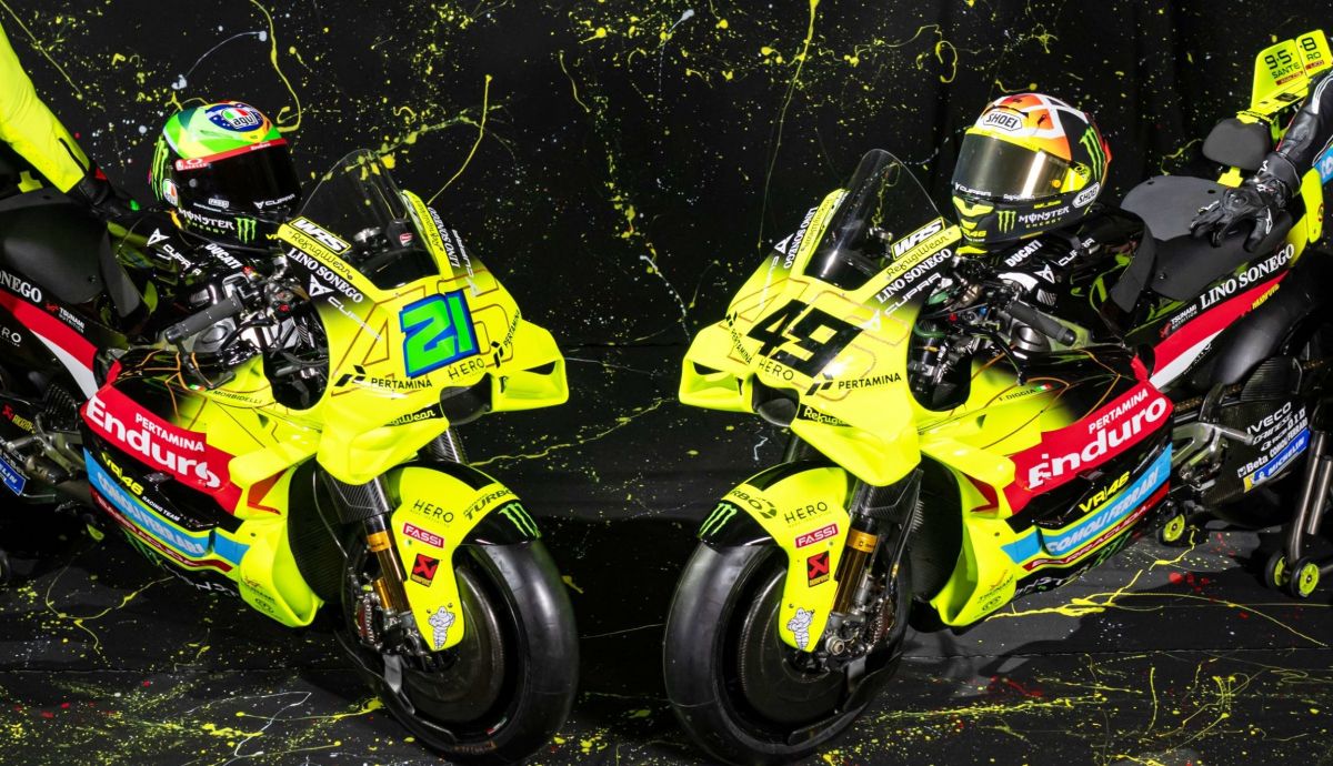 Presentación VR46 Ducati MotoGP 2026 Diggia y Morbidelli